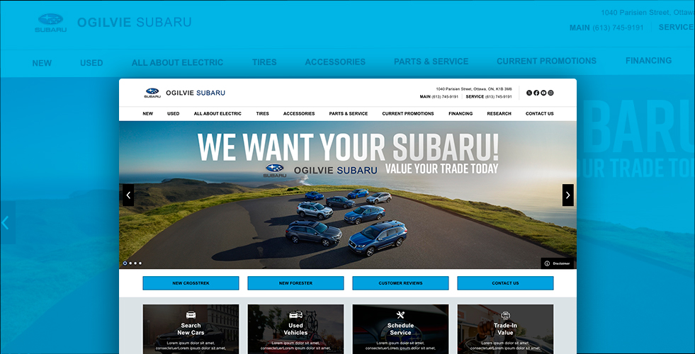 Ogilvie Subaru: New & Used Subaru Dealership | Ottawa, ON.